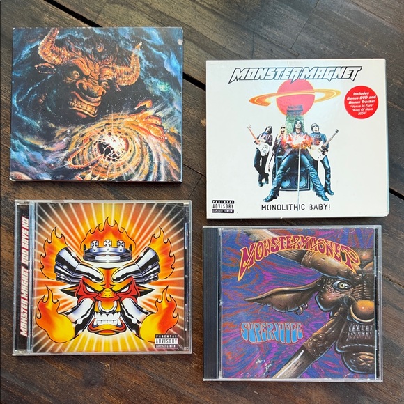 Media | Monster Magnet Cd Collection All 4 Baby | Poshmark